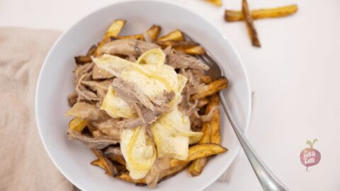 Poutine au canard et raclette, sauce poutine maison au canard • La ...