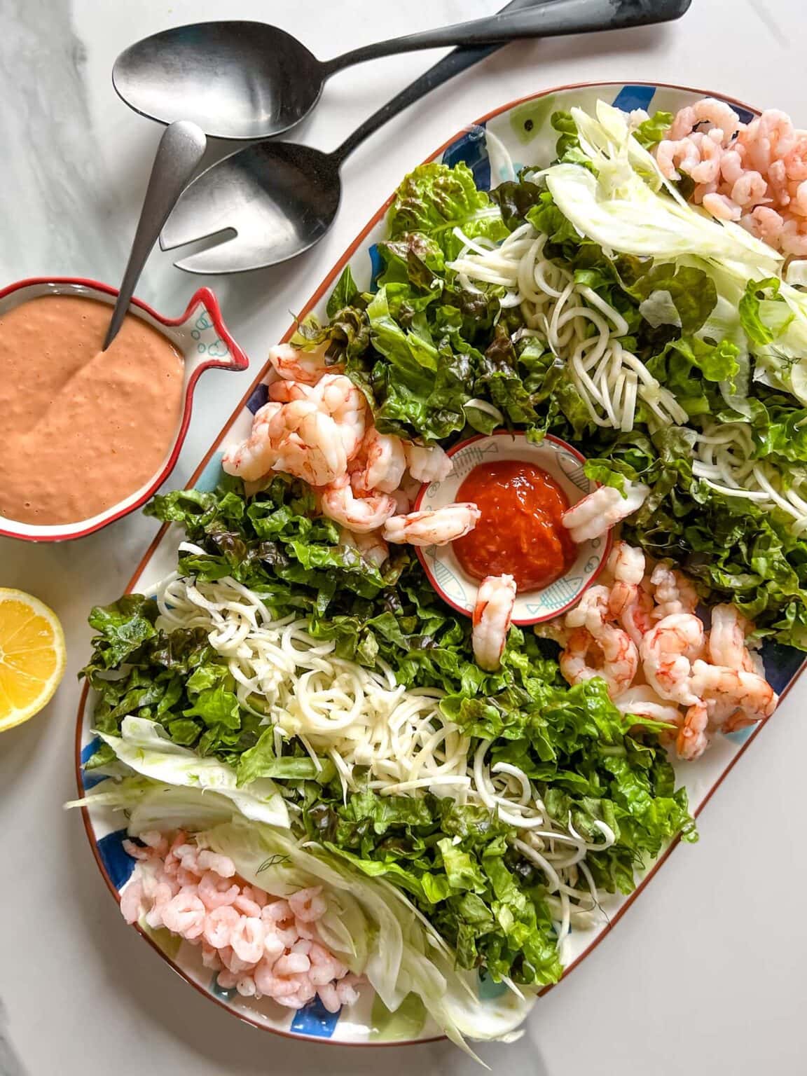 Salade de cocktail de crevettes, la Crevette Louie • La petite bette