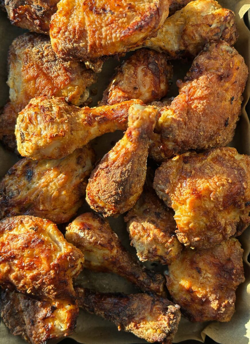 Poulet frit croustillant au air fryer • La petite bette