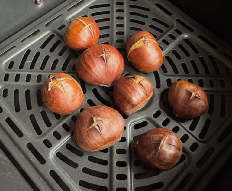 Marrons grillés air fryer • La petite bette