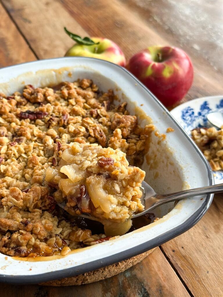 Croustade aux pommes et érable extra croustillante • La petite bette