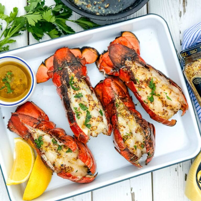 Homard grillé à la moutarde • La petite bette