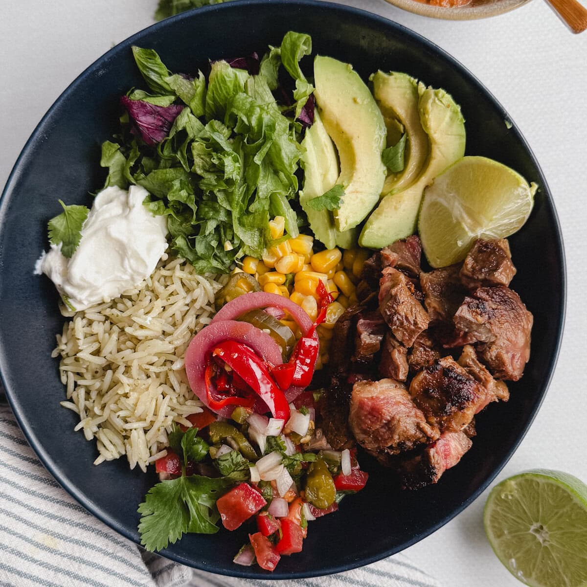 Steak chipotle (boeuf grillé pour burrito, bol ou salade) • La petite bette