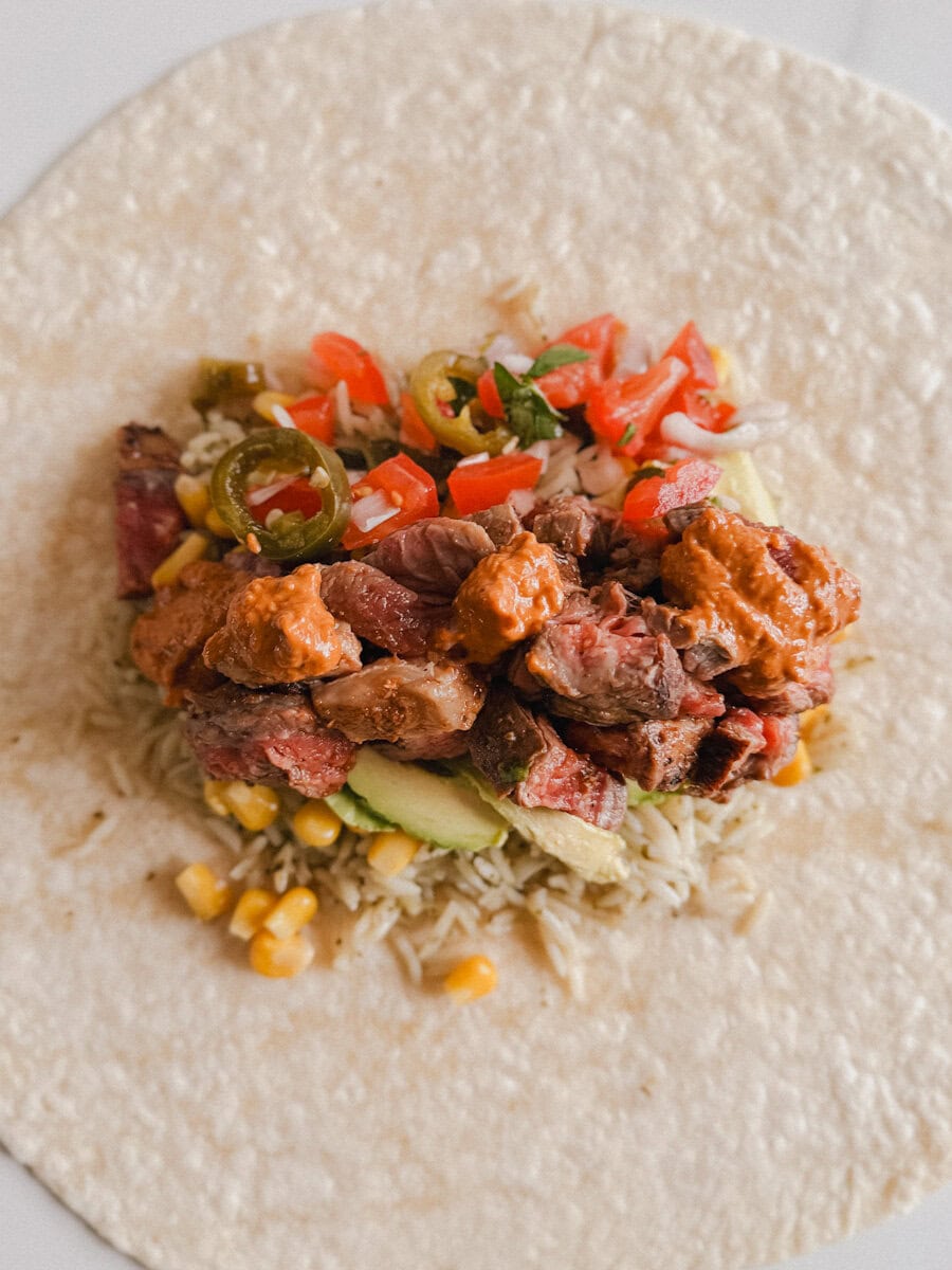 Steak chipotle (boeuf grillé pour burrito, bol ou salade) • La petite bette